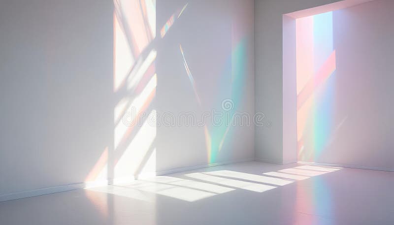 Gray Shadow and Light Blur Abstract Background on White Wall from ...