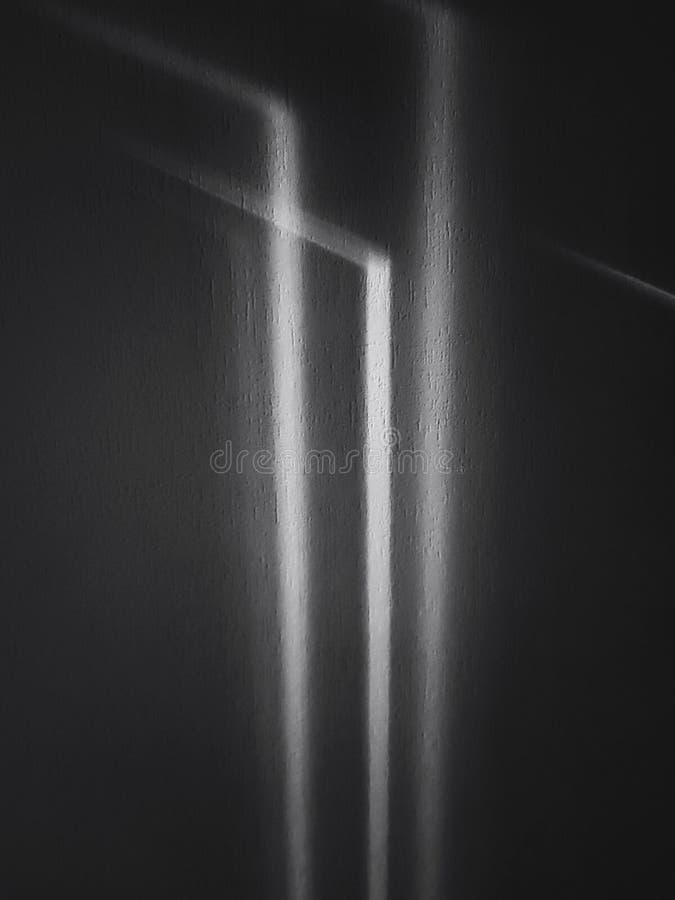 Gray Shadows on the Wall in the Room Stock Photo - Image of minimal ...