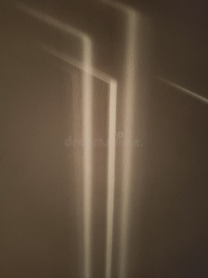 Gray Shadows on the Wall in the Room Stock Image - Image of black ...