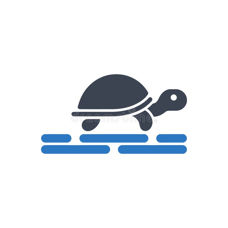 Gray Shell Turtle Icon stock vector. Illustration of animal - 384694985