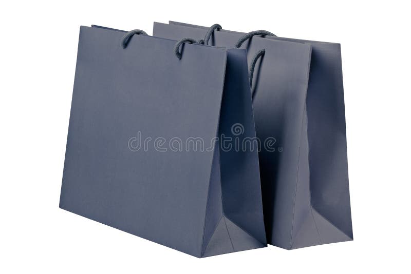Gray shopping bags. stock photo. Image of black, merchandise - 26347222