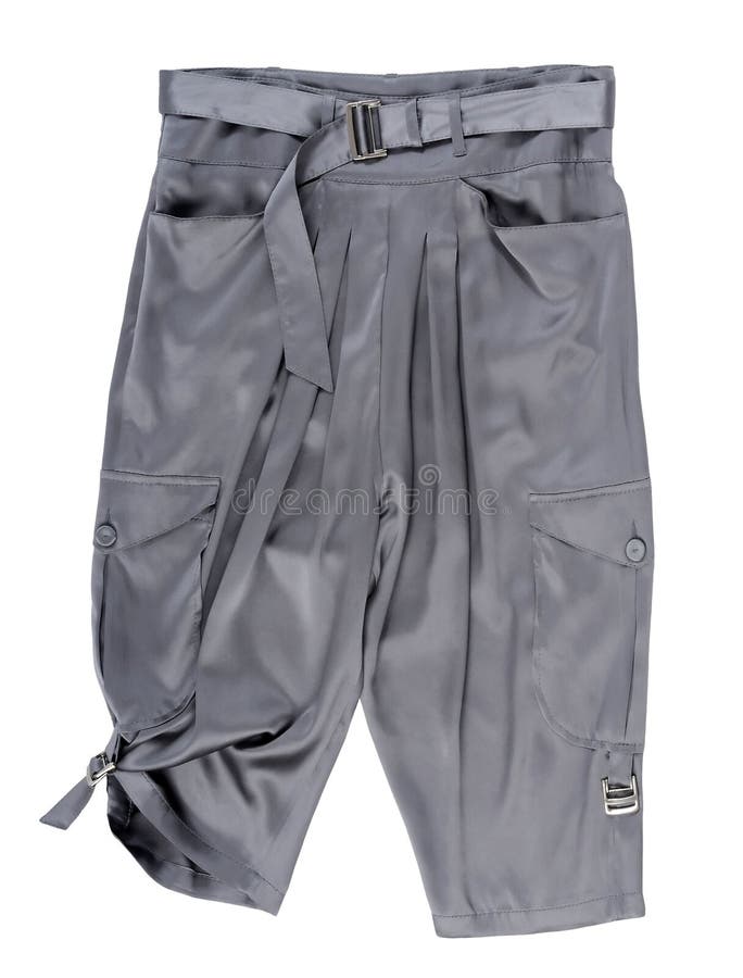 Gray shorts stock photo. Image of elegant, apparel, beauty - 28656872