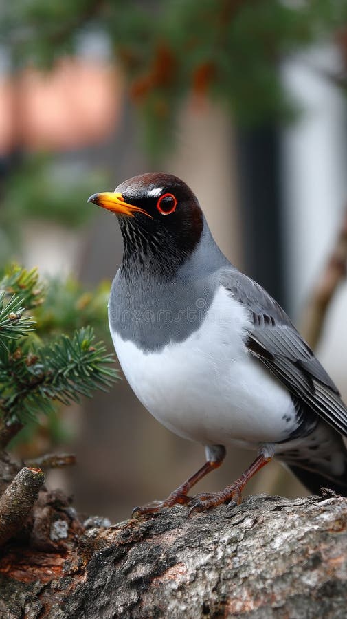Gray-sided Vole and Ripe Red European Dogwood Stock Image - Image of ...