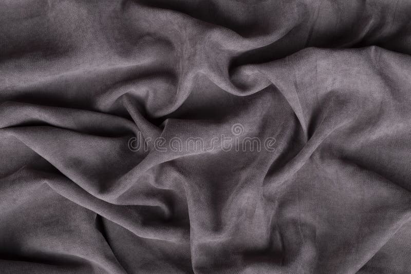 Gray Silk Sheet, Crumpled Bedspread Texture Stock Image - Image of ...