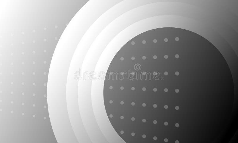 Gray Silver Circles Hi Tech with Dot Lines Connection Abstract ...