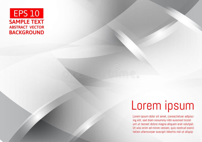Gray and Silver Geometric Abstract Vector Background with Copy Space ...