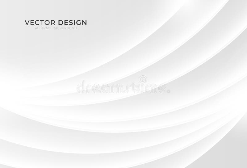 Gray Silver Gradient Wave Abstract Background. Modern Elegant Shiny ...