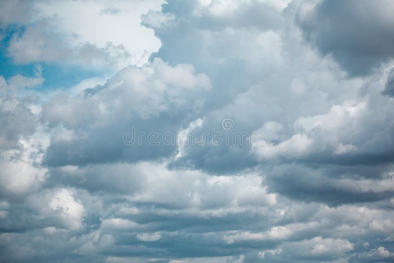 Gray Sky with Clouds. Bad Weather Stock Image - Image of color, oxygen ...