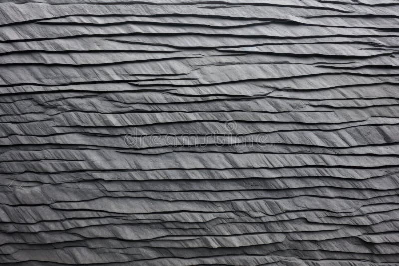 Gray Slate with Linear Grooves Stock Image - Image of architecture ...