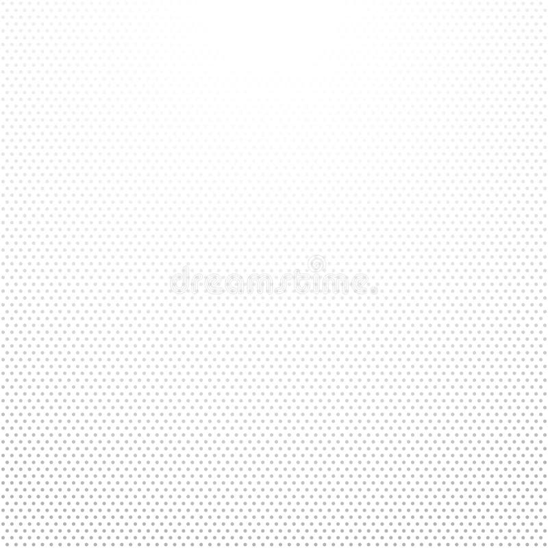 Gray Small Dots Gradient on White Background Stock Vector ...