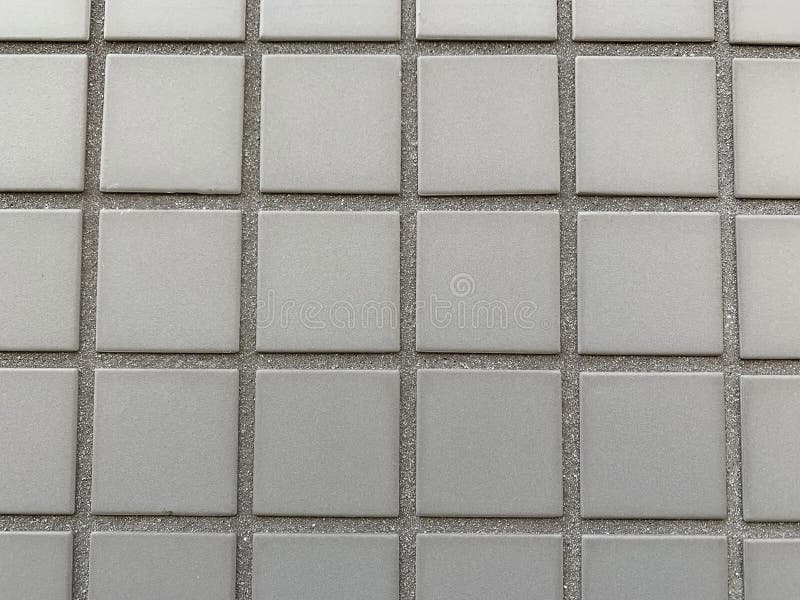 Gray Small Square Tile Background. Placed Together is a Beautiful Tiled ...
