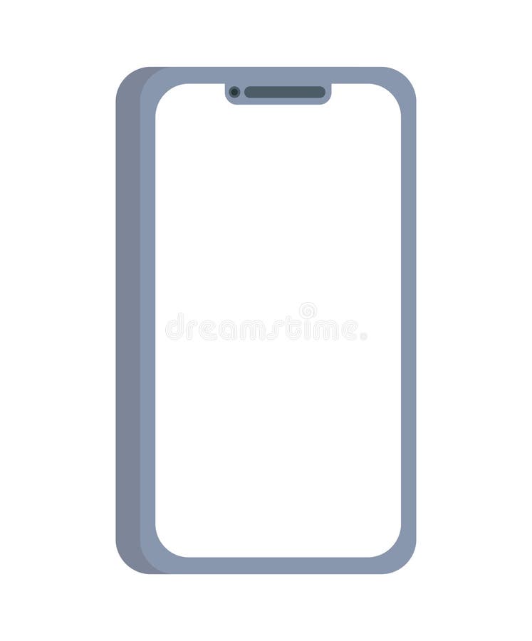 Gray smartphone design stock vector. Illustration of vector - 226156017
