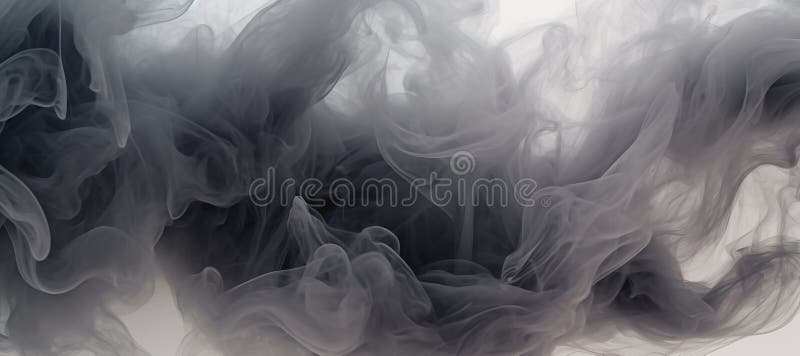 Gray Smoke Background, Gas, Fog Stock Illustration - Illustration of ...