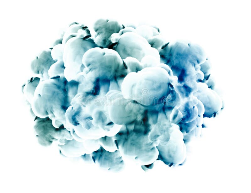 Gray Smoke on a Black Background. 3d Illustration, 3d Rendering Stock ...