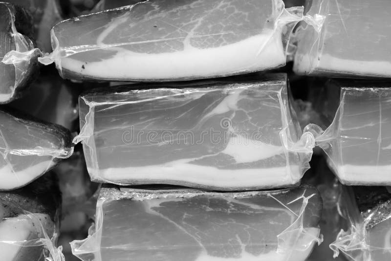 Gray Smoked ham stock image. Image of pork, smoked, italian - 75096537