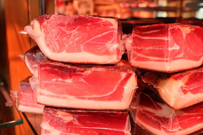 Gray Smoked ham stock image. Image of delicious, pork - 75096823