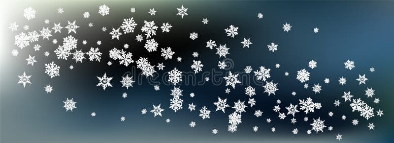 Gray Snow Panoramic Vector Gray Background. Xmas Stock Vector ...