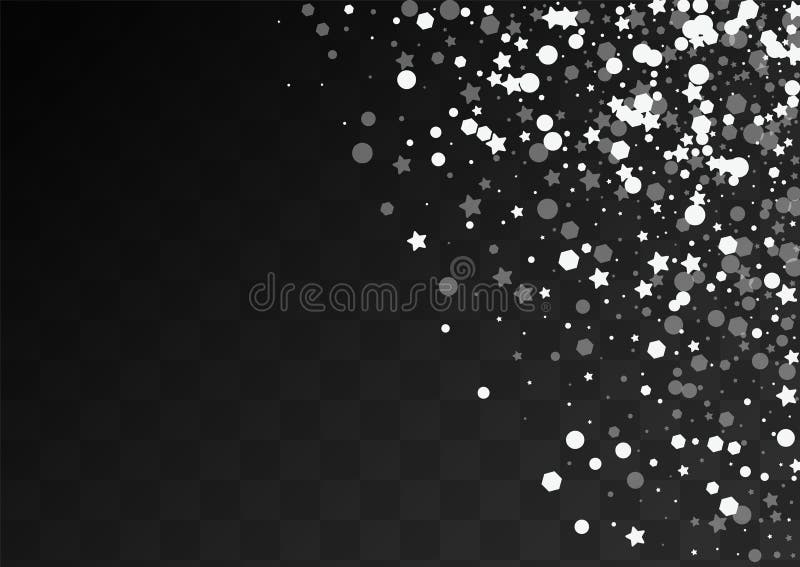 Gray Snow Vector Transparent Background. Magic Stock Vector ...