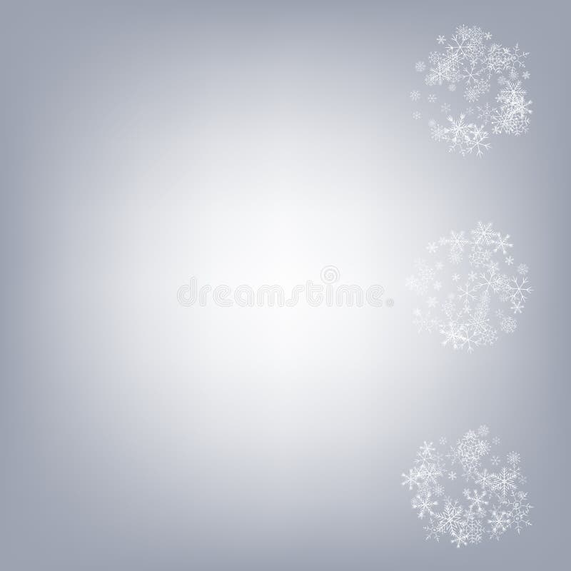 Gray Snowflake Vector Gray Background. Abstract Stock Vector ...
