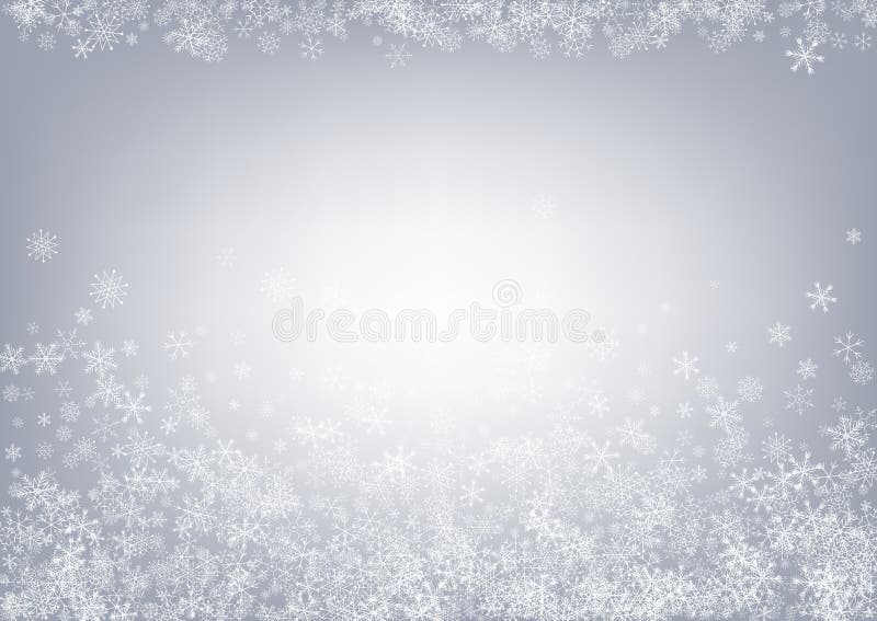 Gray Snowflake Vector Gray Background. Abstract Stock Vector ...