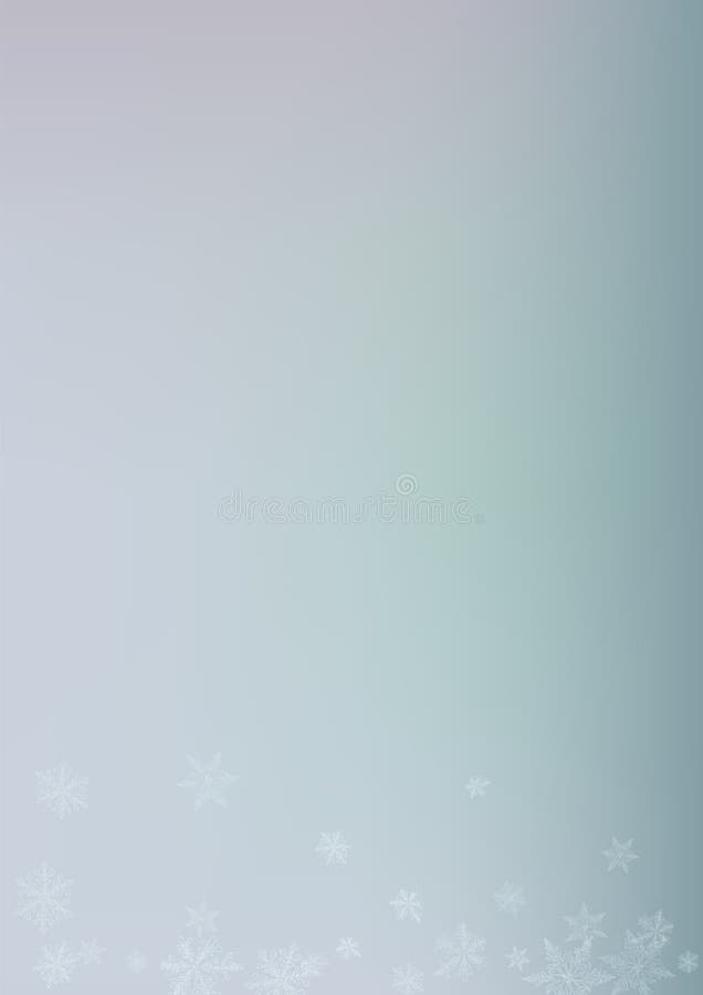 Gray Snowflake Vector Gray Background. Falling Stock Vector ...