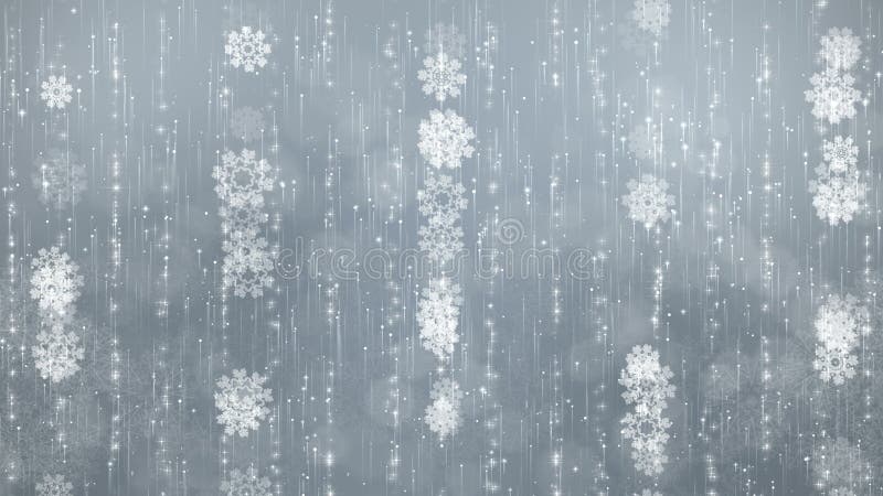 Gray Snowflakes Background. Stock Video - Video of bright, shine: 102810737