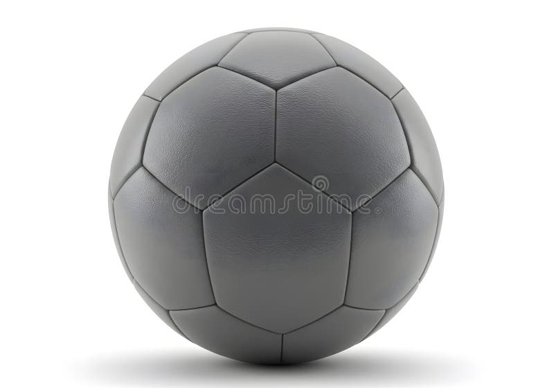 Gray soccer ball image stock illustration. Illustration of copy - 395421951