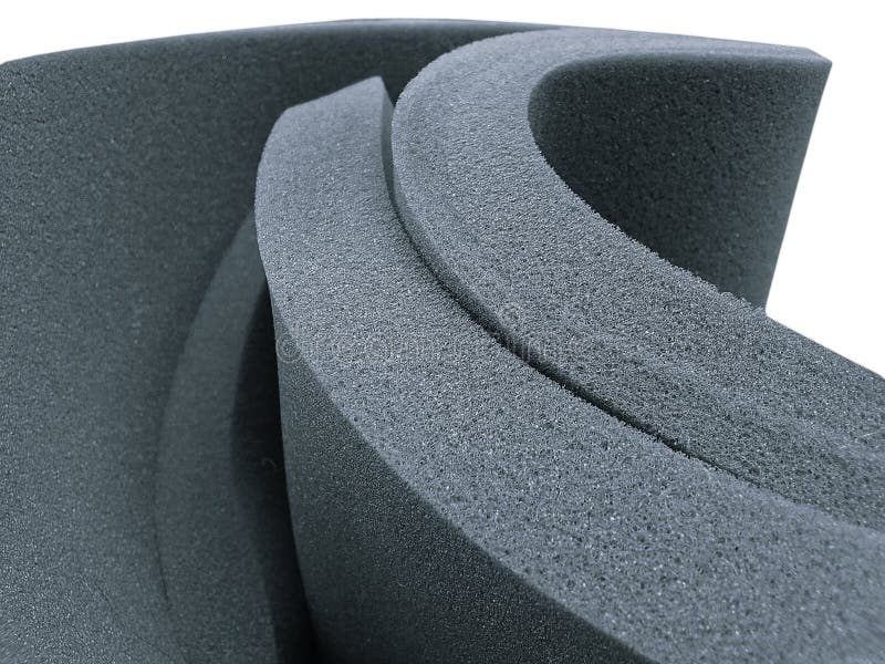 Gray Sponge Foam Material Sheet Stock Photo - Image of cutting, porous ...