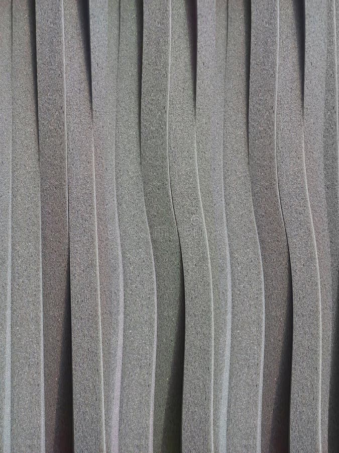 Curved Gray Spongy Foam Sheet Stock Image - Image of abstract, sheet ...