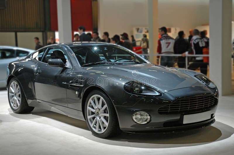 Gray sport car stock image. Image of auto, street, wheels - 72439