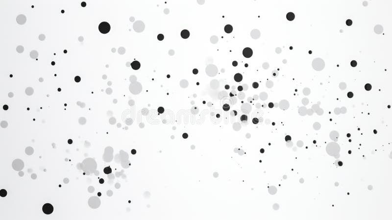 Gray Spots on White Background, Abstract Illustration Stock ...