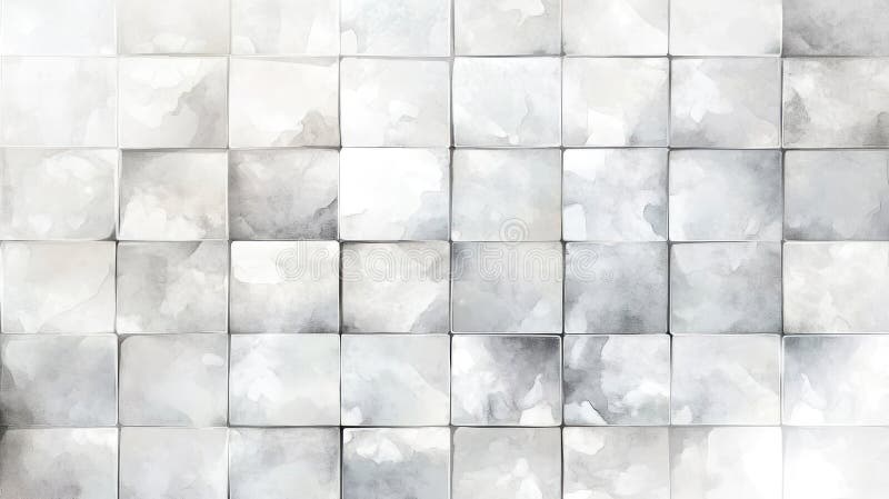 Gray Square Ceramic Tile Background Stock Illustration - Illustration ...