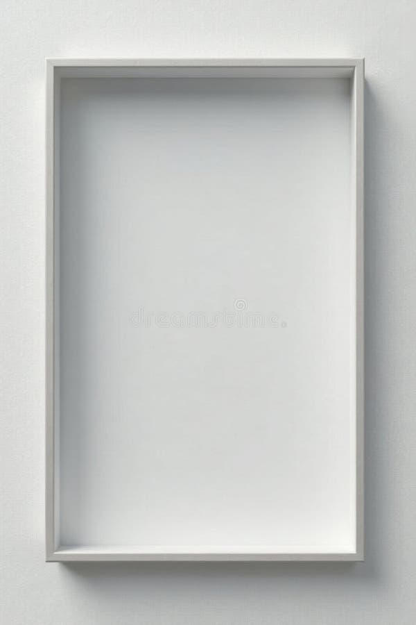 Gray Square Frame, Light Gray Background Minimalist Vector Design ...