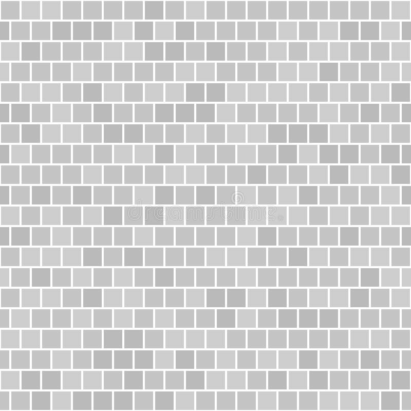 Gray Square Pattern. Seamless Vector Stock Vector - Illustration of ...