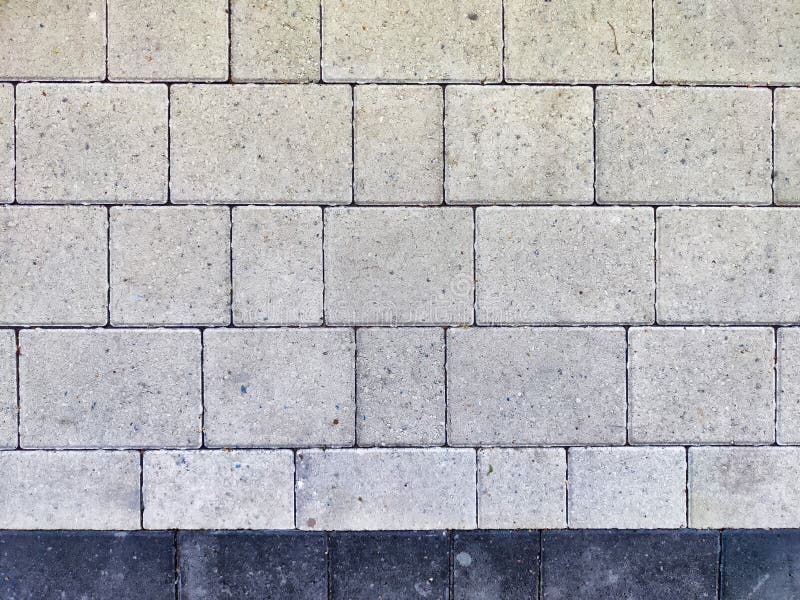 Gray Square Pavement Blocks Arranged in a Neat Pattern in an Outdoor ...