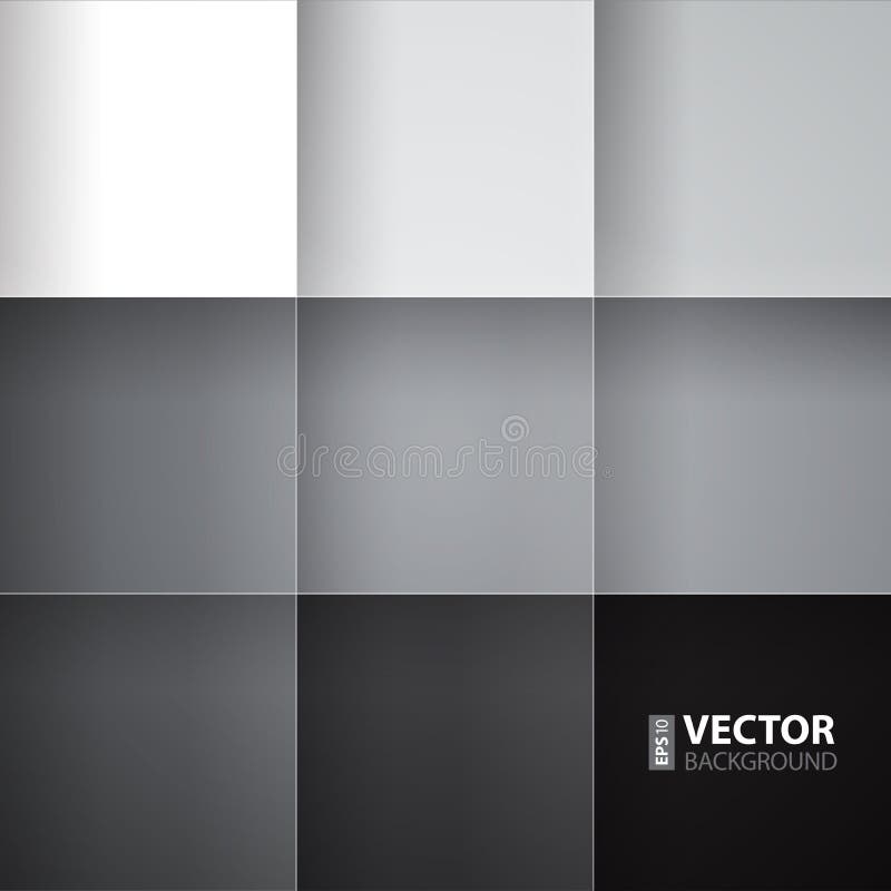 Gray Squares Abstract Background Stock Vector - Illustration of modern ...