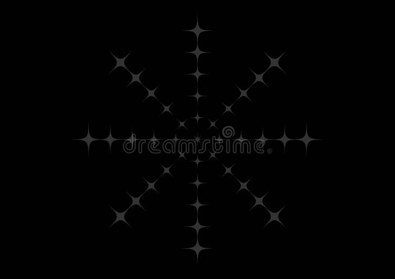 A Gray Star on a Black Background. Abstract for a Backdrop. Fabric ...