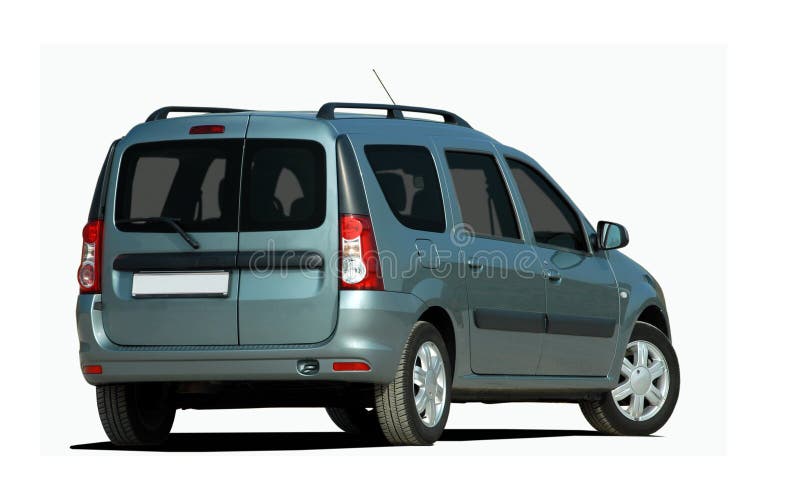 Gray station wagon stock photo. Image of fluence, back - 31418144