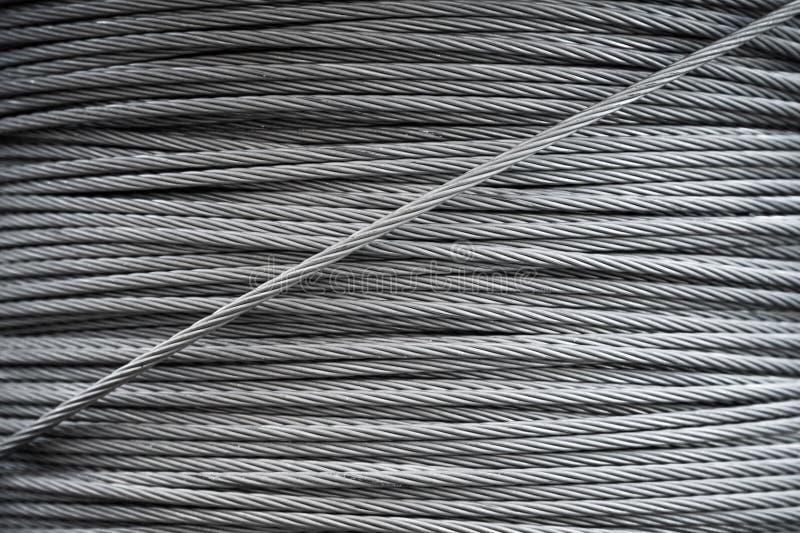 Steel Rope Background Texture Stock Photo - Image of long, metal: 29890726