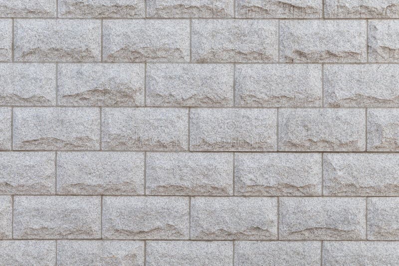 Gray Stone Brick Wall Background Stock Image - Image of pattern ...