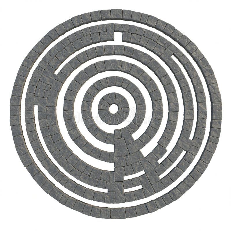 Concentric Stone Paths Stock Illustrations – 18 Concentric Stone Paths ...