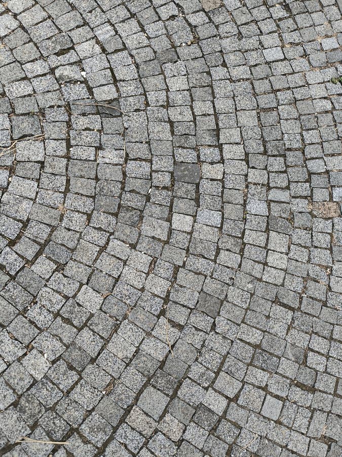 Gray Stone Pedestrian Tile Bars Construction Background Material Stock ...