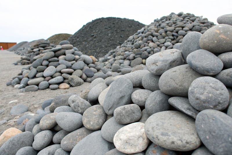 Gray Stone Piles â€ Natural Rock Arrangement Stock Illustration ...