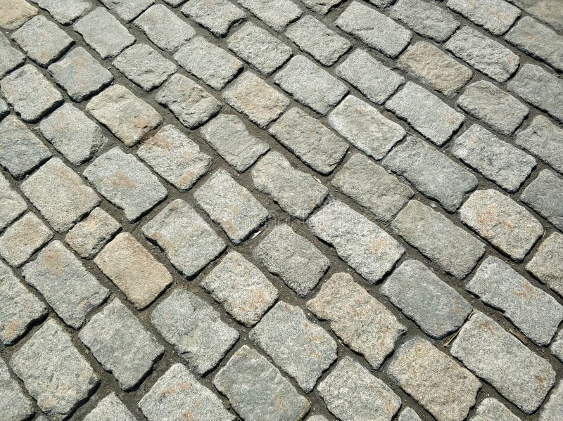 Gray Stone Road. Stone Surface of the Blocks Stock Photo - Image of ...