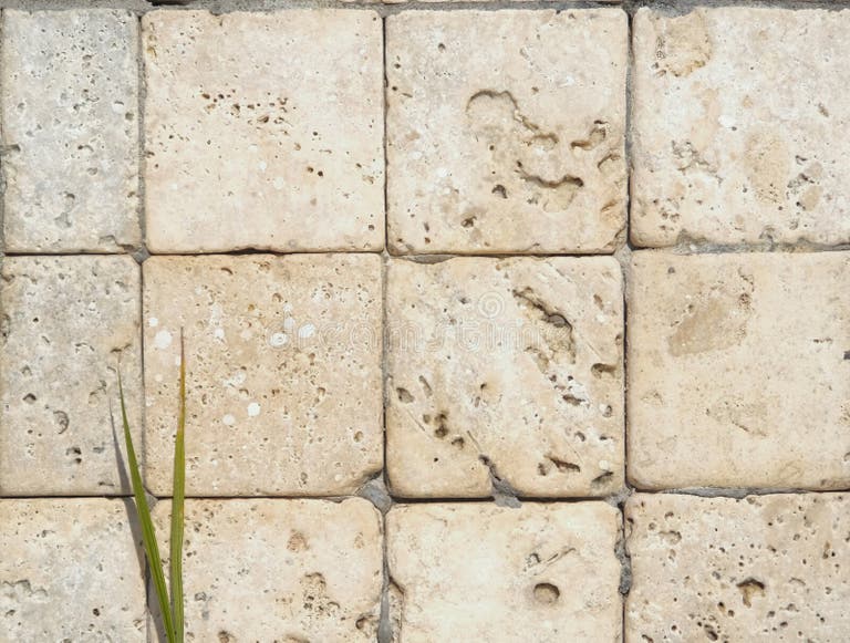 Gray Stone Square Tiles Creating Natural Pattern Stock Photo - Image of ...