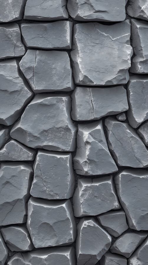 Gray Stone Texture Wallpaper Featuring Vertical Arrangement and ...