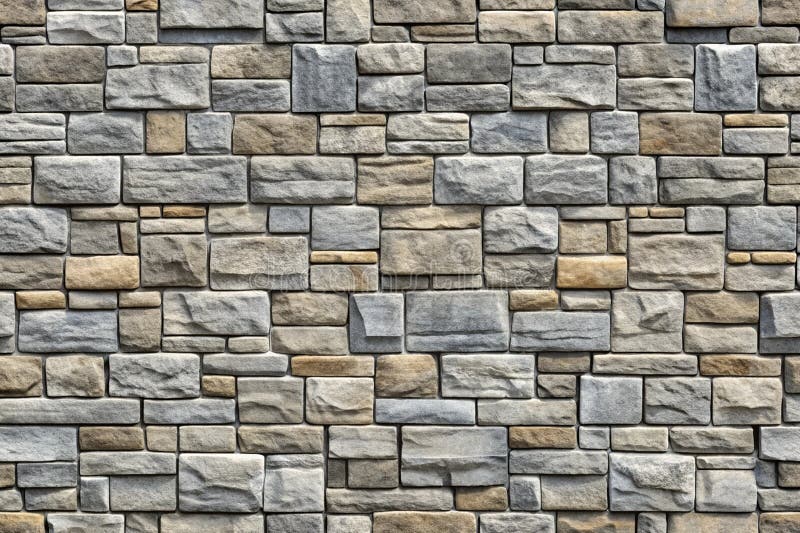 Gray Stone Wall Seamless Pattern Texture Background Generative AI Stock ...