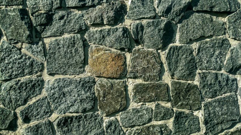 Gray Stone Wall. Stone Masonry Stock Photo - Image of wall, rubble ...