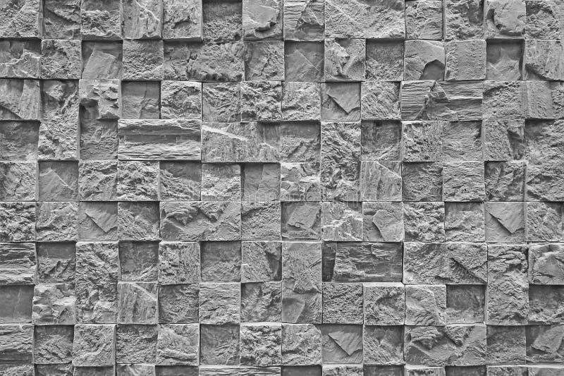 Gray Stone Wall Texture, Gypsum Pixels Tiles for Interior Design Stock ...