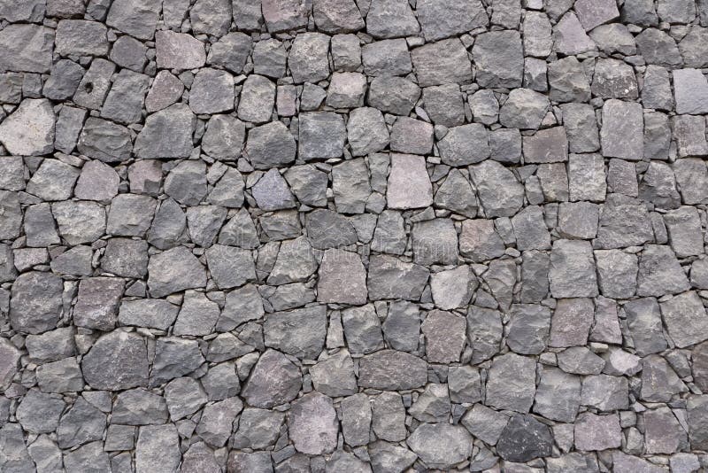 Gray Stone Wall Texture Pattern Background Stock Image - Image of grey ...